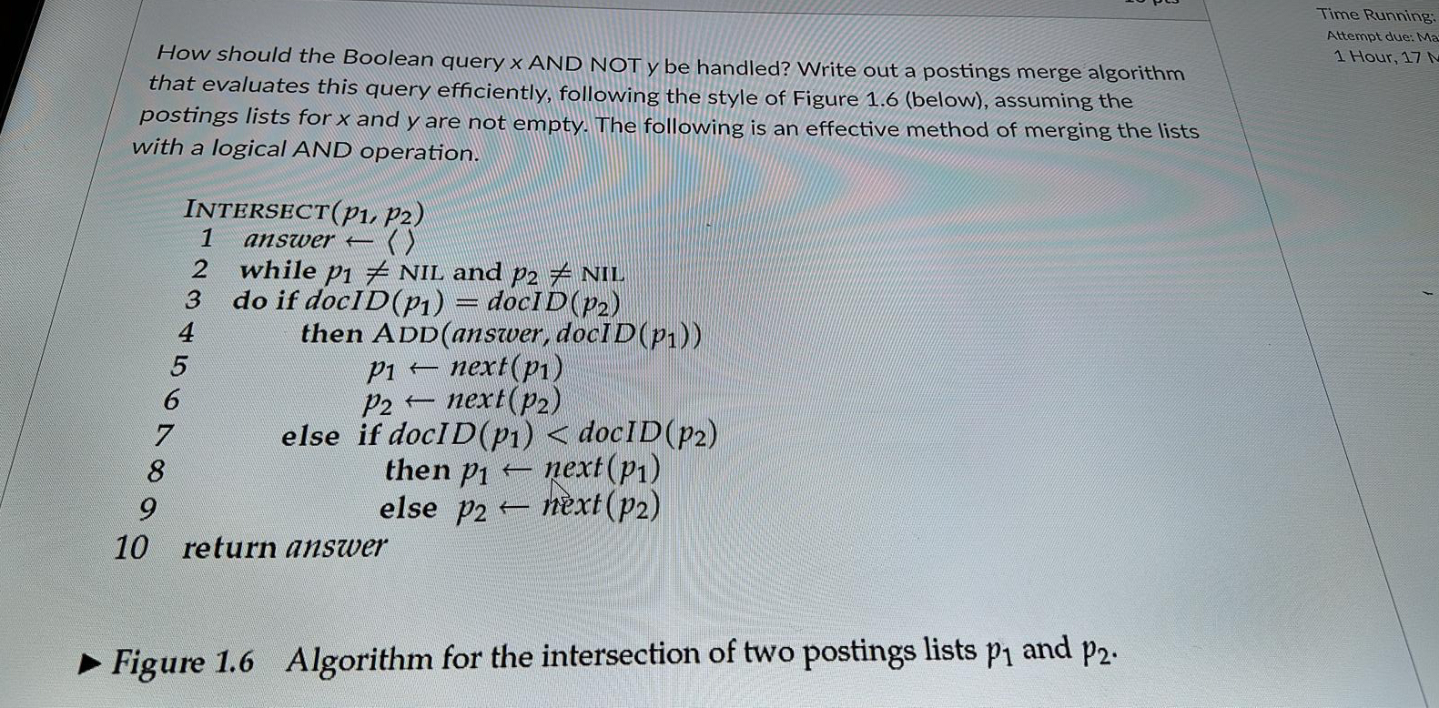 Solved How Should The Boolean Query x and Not y