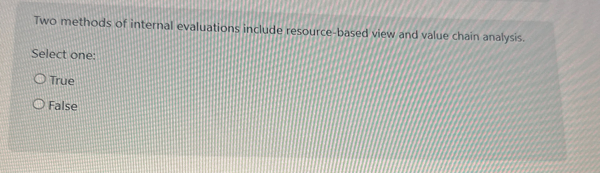 Solved Two methods of internal evaluations include | Chegg.com