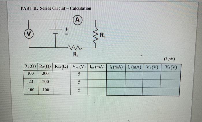 Solved Lab: Series and Parallel Circuits I. Theory - | Chegg.com