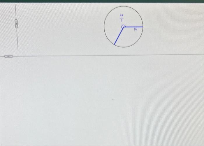 Solved the length of the arc is? | Chegg.com