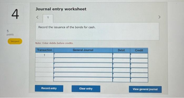 Solved Exercise 10-17A (Algo) Computing bond interest and | Chegg.com