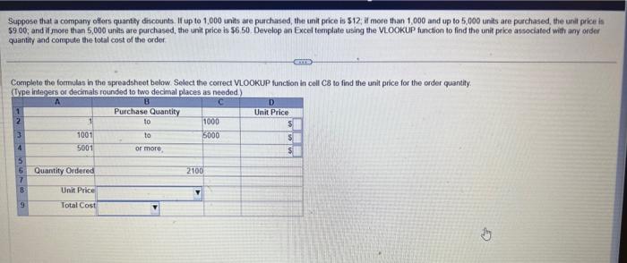 Solved Suppose that a company offers quantity discounts. If | Chegg.com