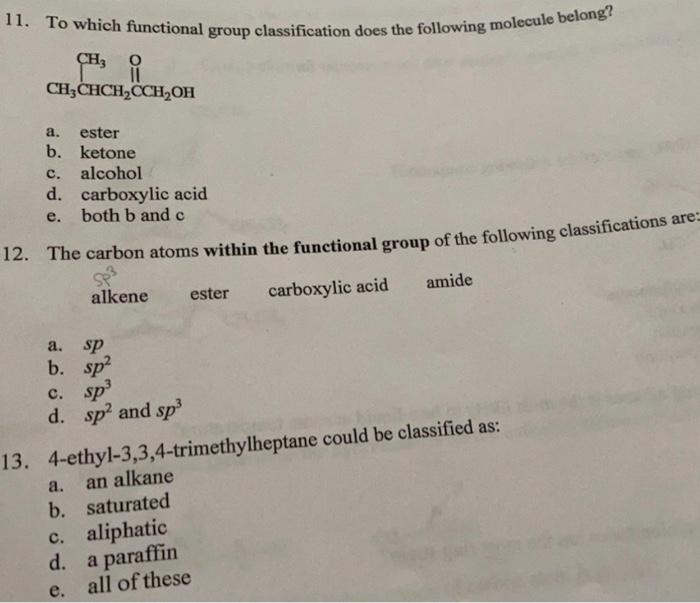 Solved 11 To Which Functional Group Classification Does The Chegg solved-11-to-which-functional-group-classification-does-the-chegg