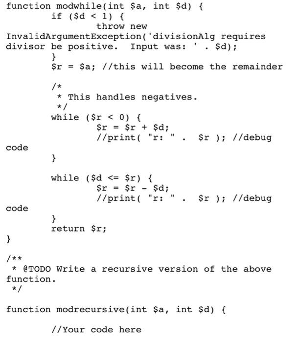 Solved The following code is written in php. Part A- in text | Chegg.com