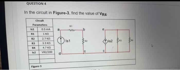 Solved In the circuit in Figure-4, use Node-Voltage method | Chegg.com