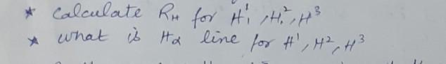 Solved * Calculate RH for it's the H² what is ta line for | Chegg.com