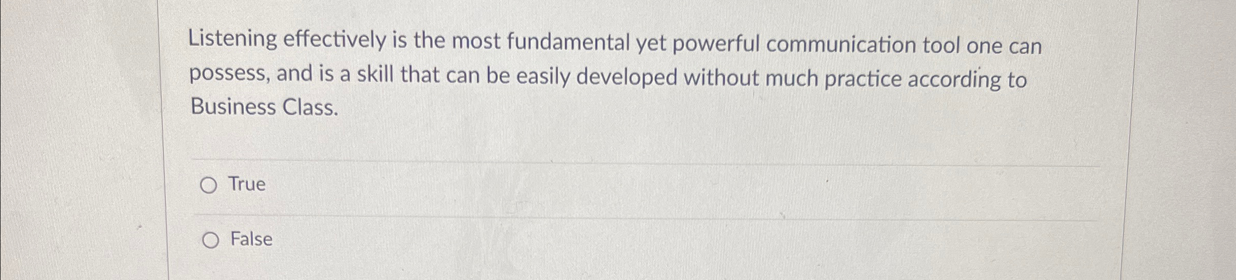 Solved Listening effectively is the most fundamental yet | Chegg.com