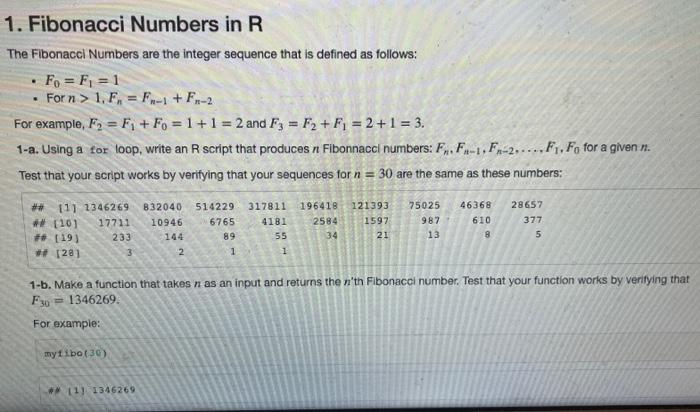 Solved The Fibonacci Numbers Are The Integer Sequence That 8448