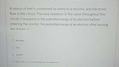 High Quality SOLUTION A source of emf is connected by wires to a ...