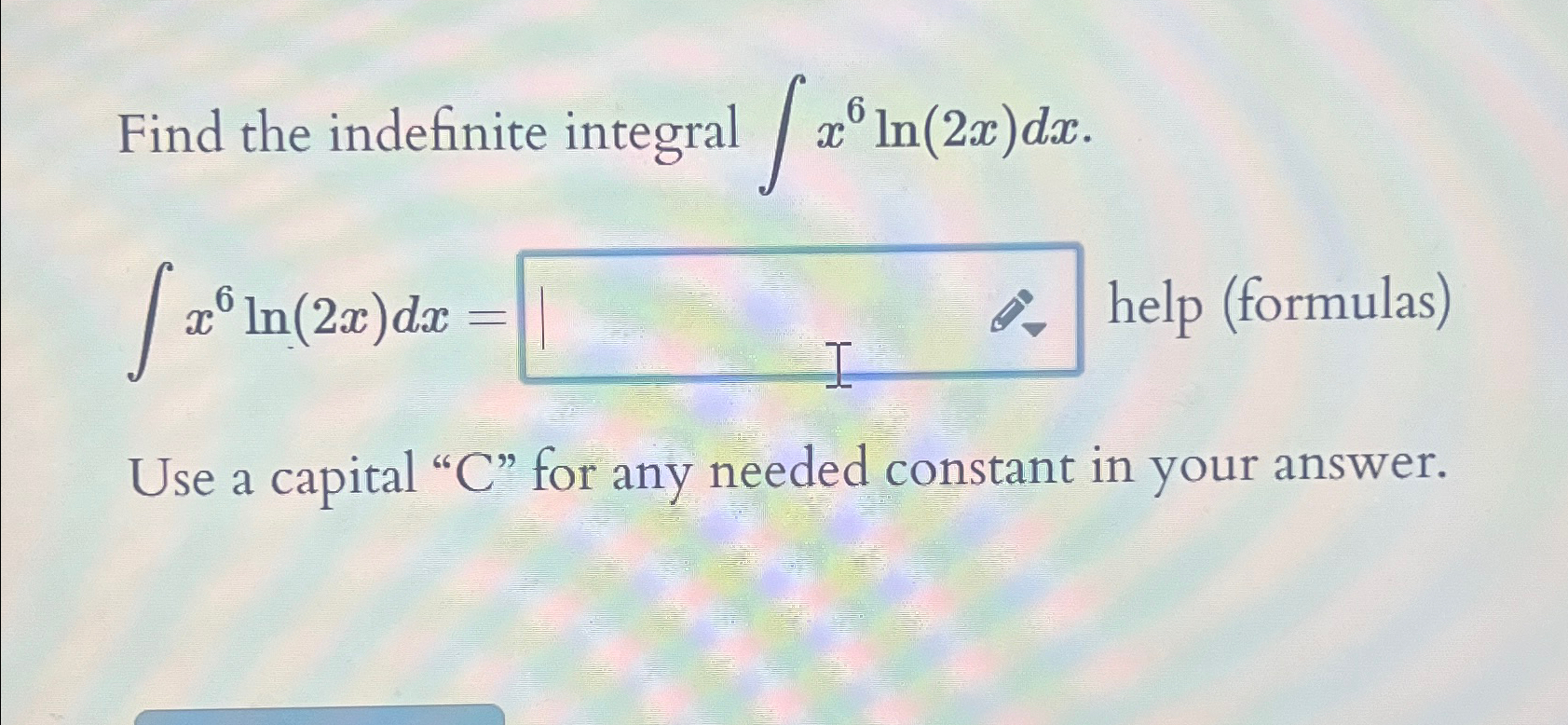 Solved Find the indefinite integral | Chegg.com