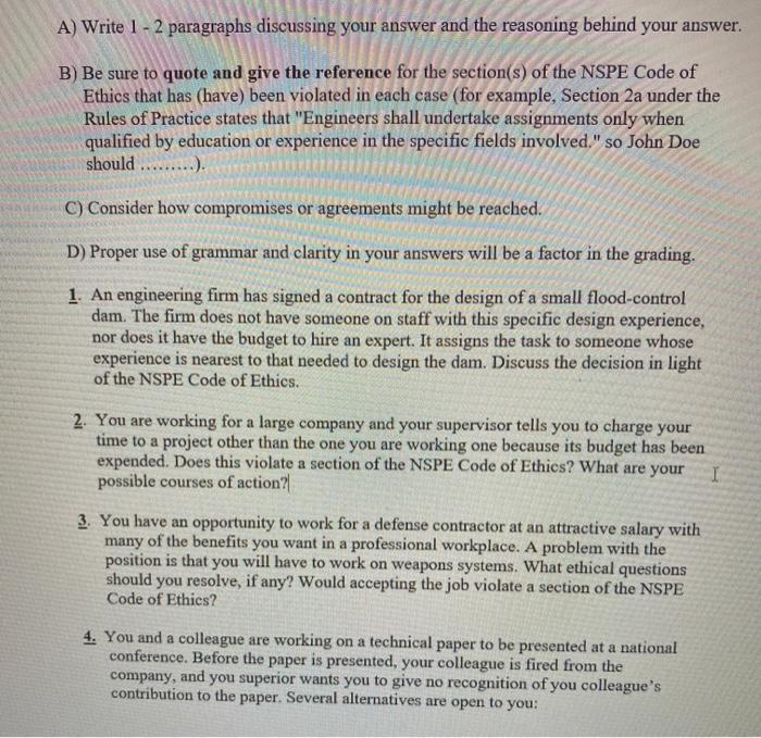 Solved A) Write 1 - 2 paragraphs discussing your answer and | Chegg.com