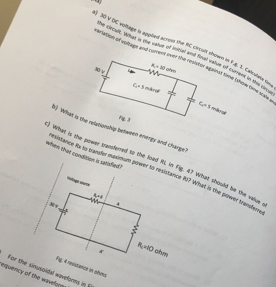 Solved What is the power transferred to the load RL in Fig. | Chegg.com