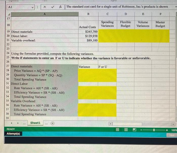 Solved 1. Compute the direct material, direct labor and | Chegg.com