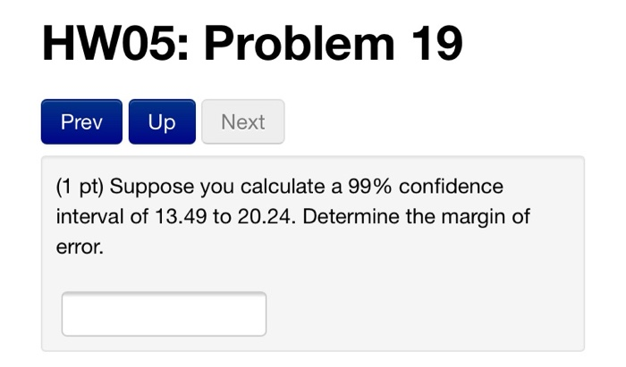 Solved HW05: Problem 17 Prev Up Next (1 pt) Cora wants to | Chegg.com