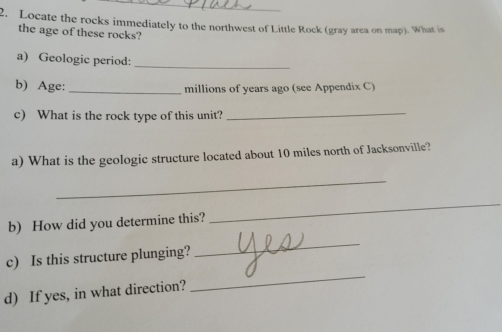 Locate the rocks immediately to the northwest of | Chegg.com