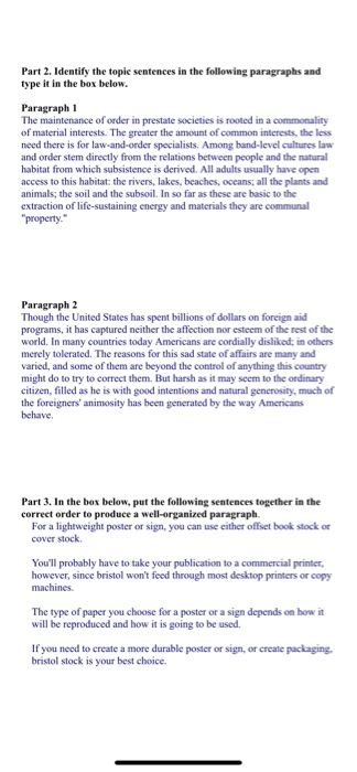 Chapter 3 - Building Effective Paragraphs Brief | Chegg.com