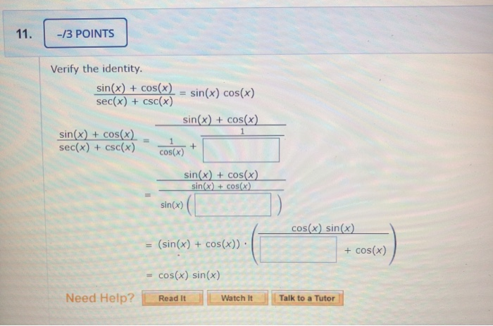Solved Verify the identity. - = 1 + tana(y) 1 - sin?(y) Use | Chegg.com