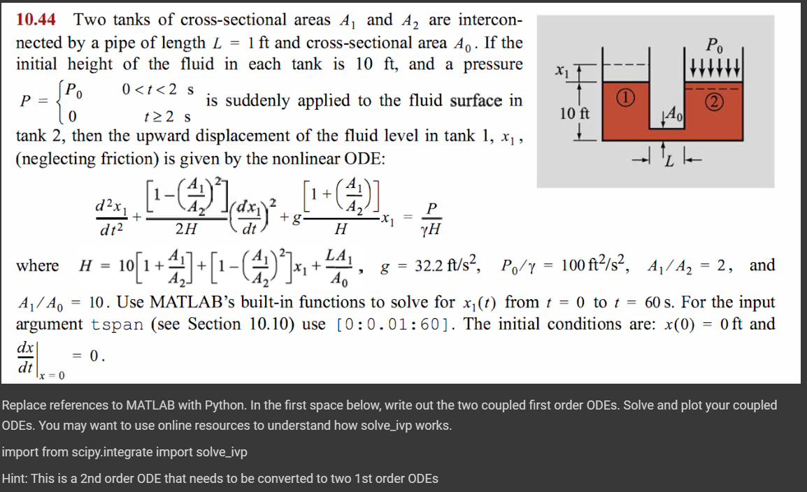 Solved Replace references to MATLAB with Python. In the | Chegg.com Solved Replace references to MATLAB with Python. In the | Chegg.com