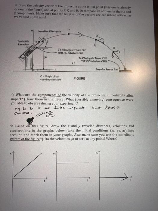 Solved LAB #3 PROJECTILE MOTION Obiectives: Study the | Chegg.com