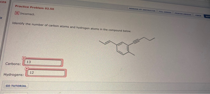 Solved organic chemistryhow do i identify how many carbon | Chegg.com