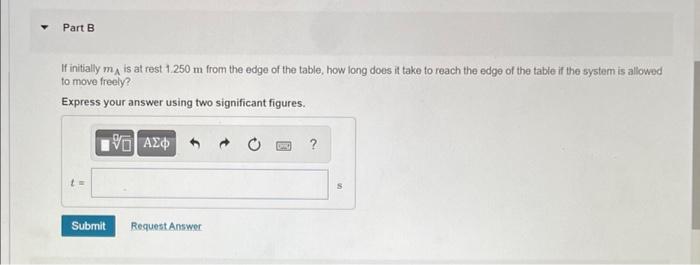 Solved Mass mA rests .on a smooth horizontal surface, mB | Chegg.com