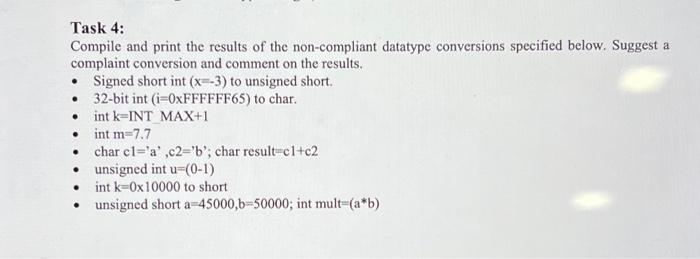 Solved Task 2 Write A C Program To Use Command Line 2818