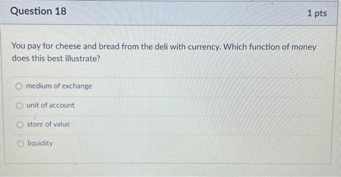 You pay for cheese and bread from the deli with | Chegg.com