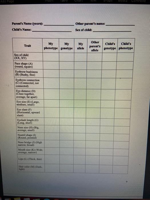 Solved Part 1: Monohybrid (One Factor) Crosses A cross | Chegg.com