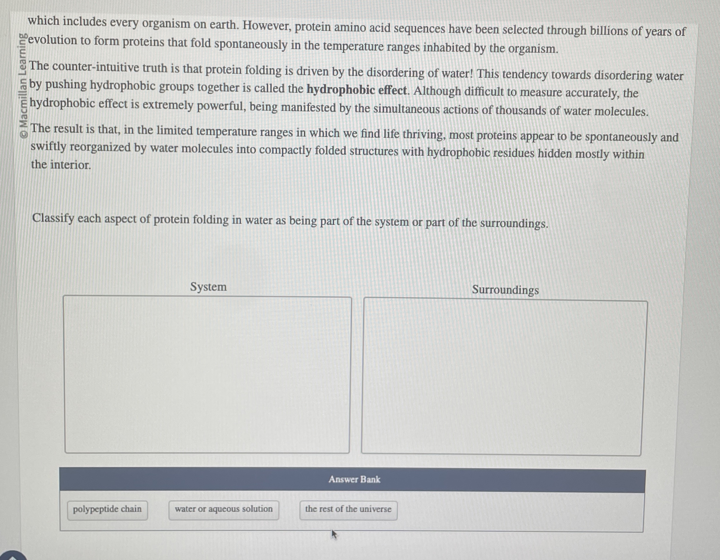Solved which includes every organism on earth. However, | Chegg.com