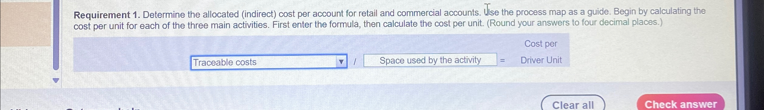 Solved Requirement 1. ﻿Determine the allocated (indirect) | Chegg.com