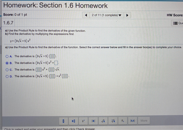 Solved Homework Section 1 6 Homework Score 0 Of 1 Pt 2 Of