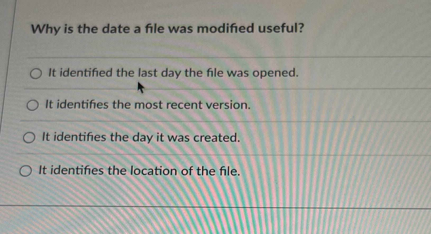 Solved Why Is The Date A File Was Modified Usefulit