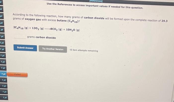 Solved According to the following reaction, how many grams | Chegg.com