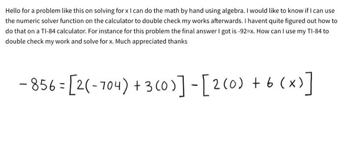 Solved I just want to learn to double check my work. Much | Chegg.com