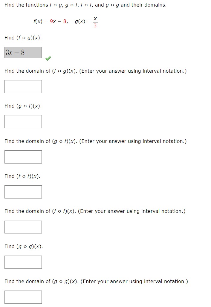 Solved Find the functions f@g,g@f,f@f, ﻿and g@g ﻿and their | Chegg.com