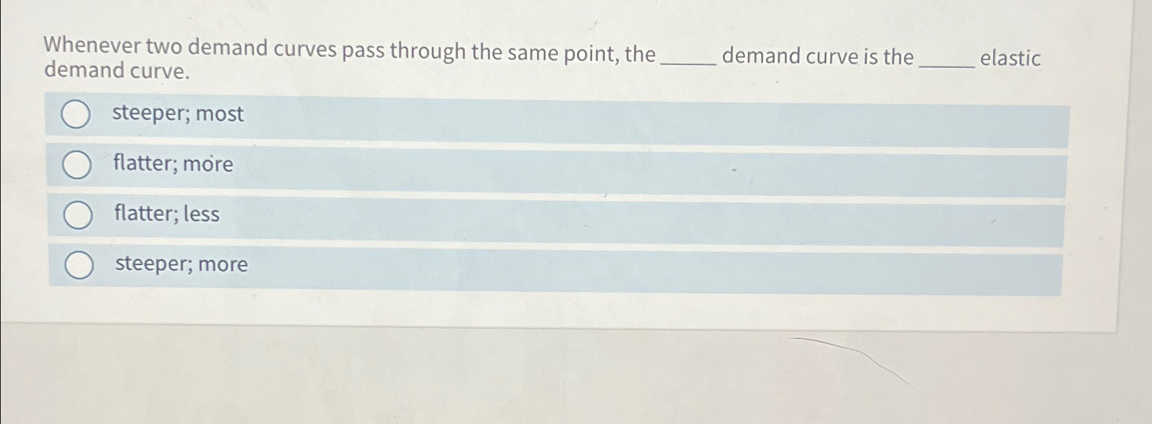 Solved Whenever two demand curves pass through the same | Chegg.com