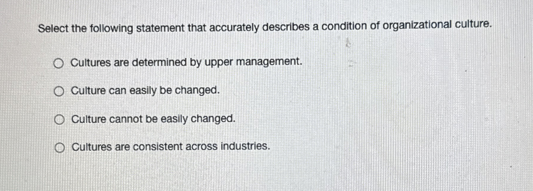 Solved Select the following statement that accurately | Chegg.com