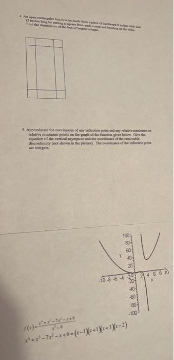Solved 1. Sketch the graph of f(x)=x−1x Find and label all | Chegg.com