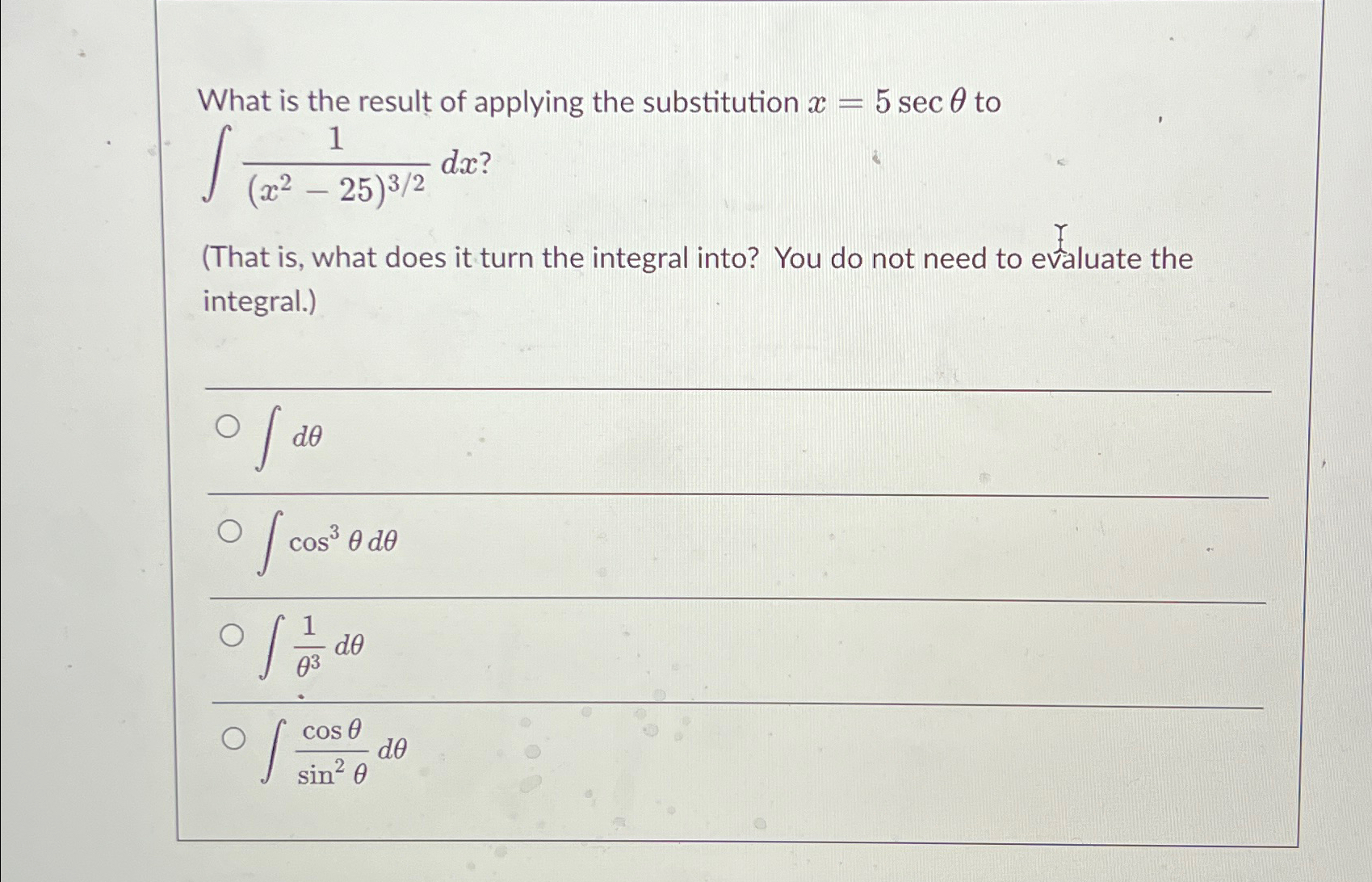 Solved What is the result of applying the substitution | Chegg.com