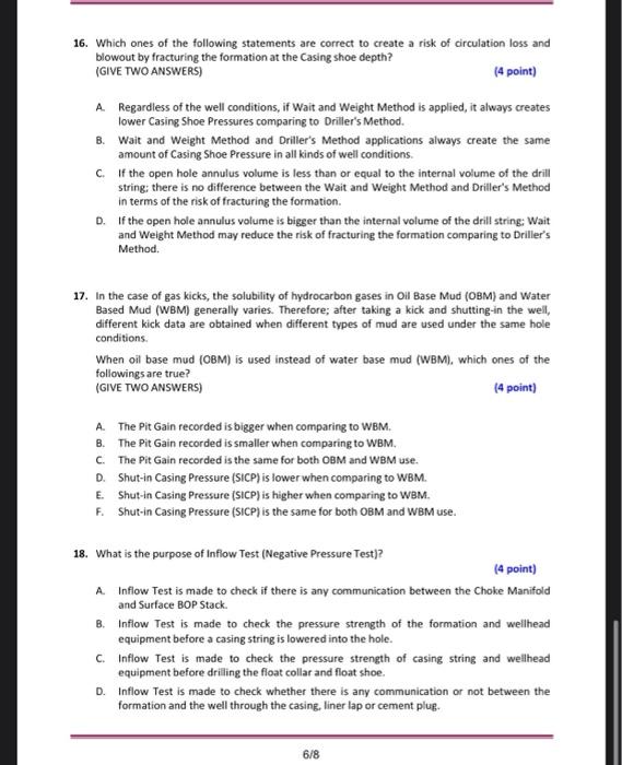 Solved Please fill in the blank "Well Control Kill Sheet" | Chegg.com