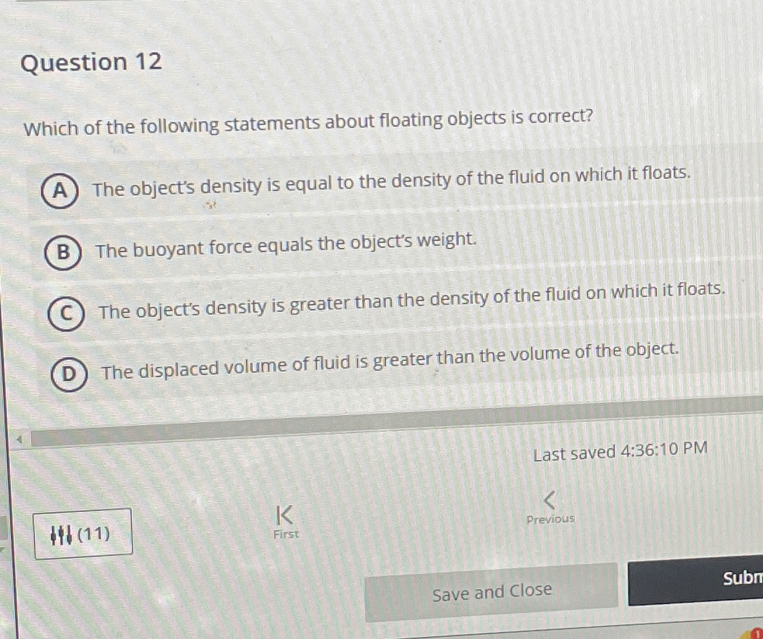 Solved Question 12Which of the following statements about | Chegg.com