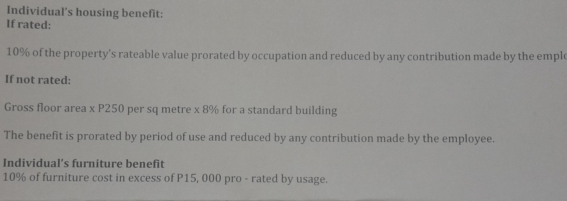 Solved If rated: 10% of the property's rateable value | Chegg.com