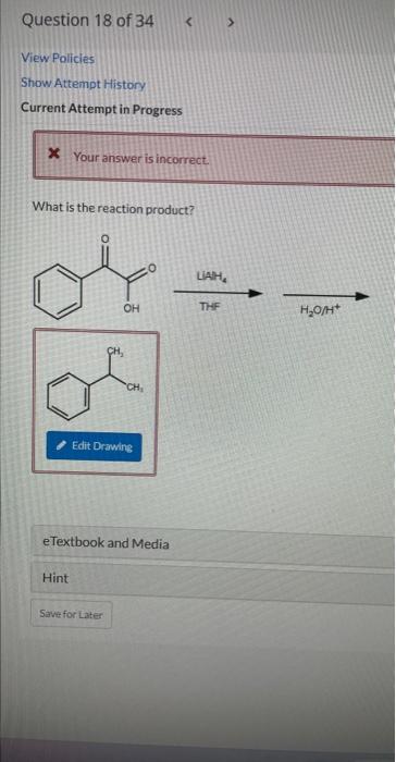 Solved View Policies Show Attempt Histony Current Attempt in | Chegg.com