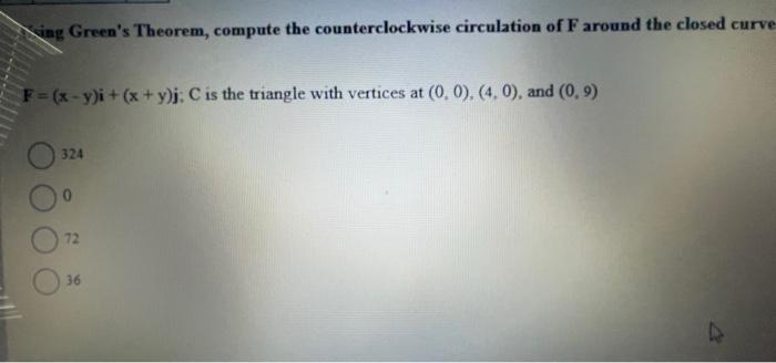 Solved \\( \\mathbf{F}=(\\mathrm{x}-\\mathrm{y}) | Chegg.com