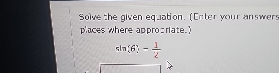 Solved Solve the given equation. (Enter your answers places | Chegg.com