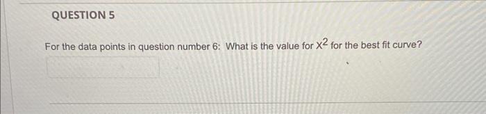 Solved For the data points in question number 6 : What is | Chegg.com