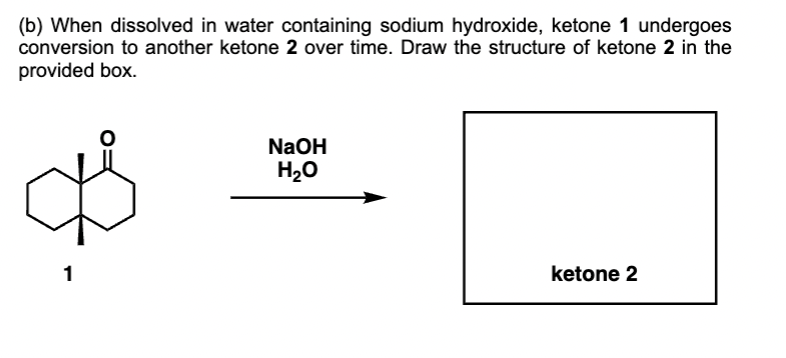 Solved (b) ﻿When dissolved in water containing sodium | Chegg.com