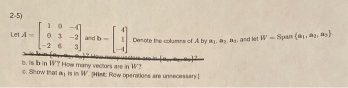 Solved Problem 2: Simple questions 2-1) write a vector | Chegg.com