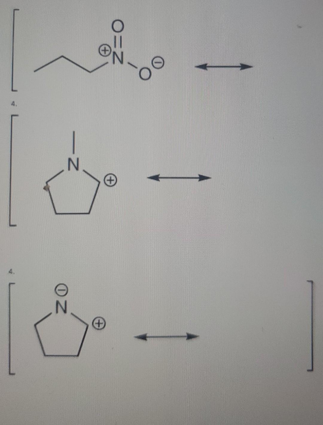 Solved Use curve arrows, draw resonance structures for each. | Chegg.com