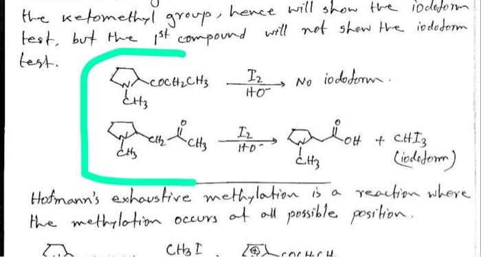 Solved I need the mechanism of the iodine reaction ( the | Chegg.com